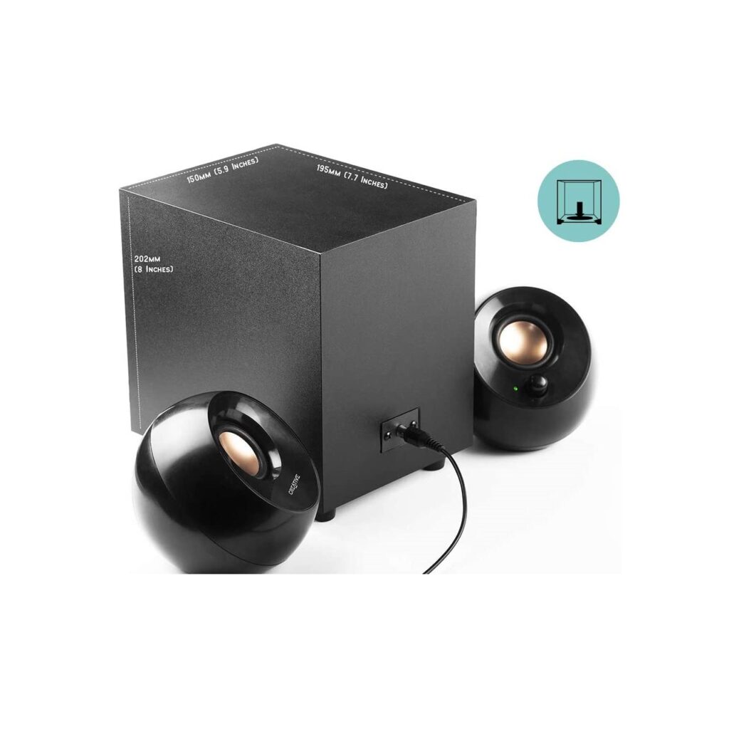 Creative Pebble Plus 2.1 | USB Speakers with Subwoofer