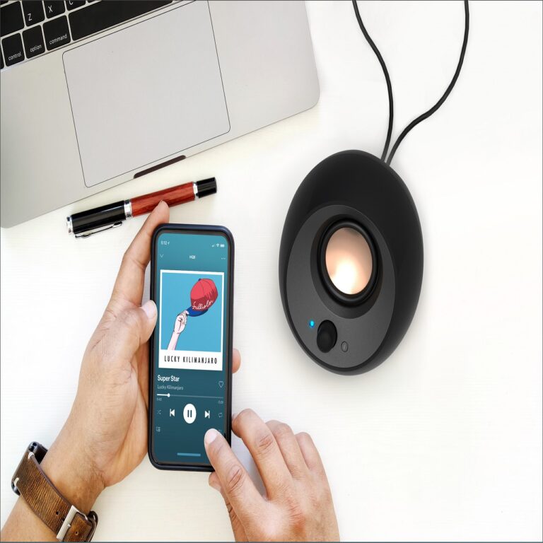 Creative Pebble 2.0 | USB-Powered Desktop Speakers (Black)