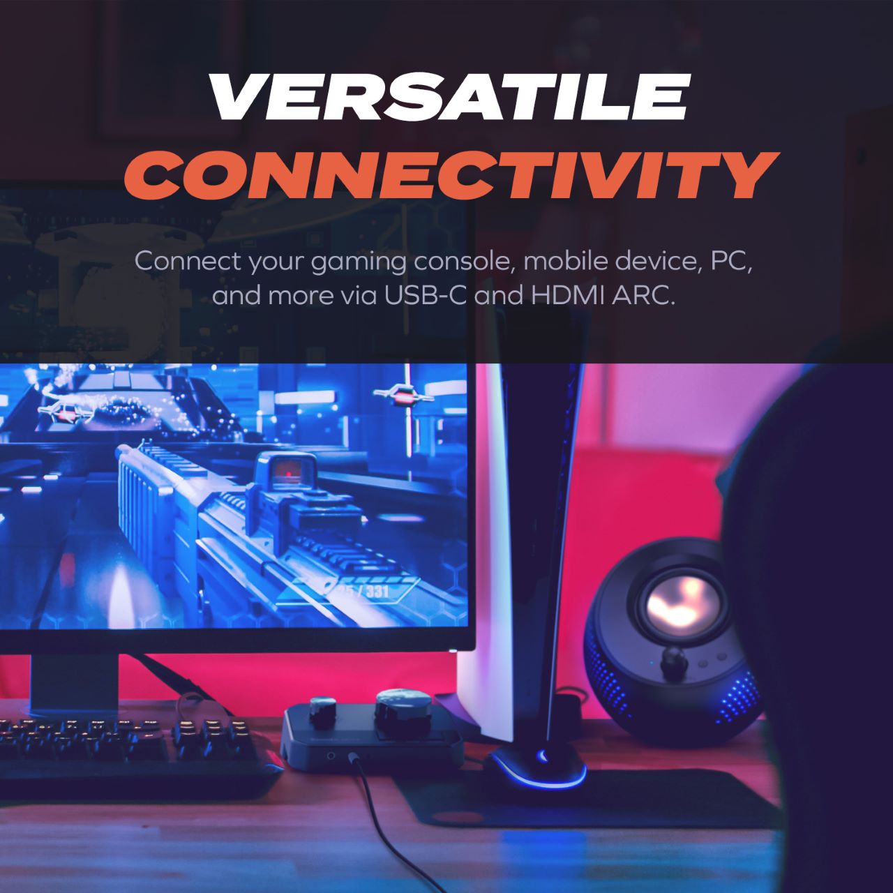 Creative G8 | Hi-Res USB DAC for Superior Gaming Audio